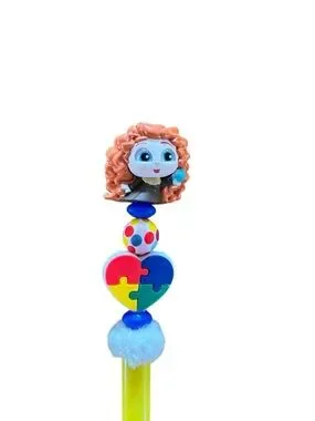handcrafted | Office | Autism Awareness Character Pen Handmade By Ab ...